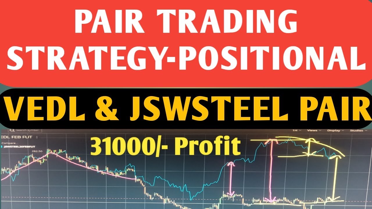 Pair Trading Strategy // No Loss Strategy // Vedl and Jswsteel 31000 ...