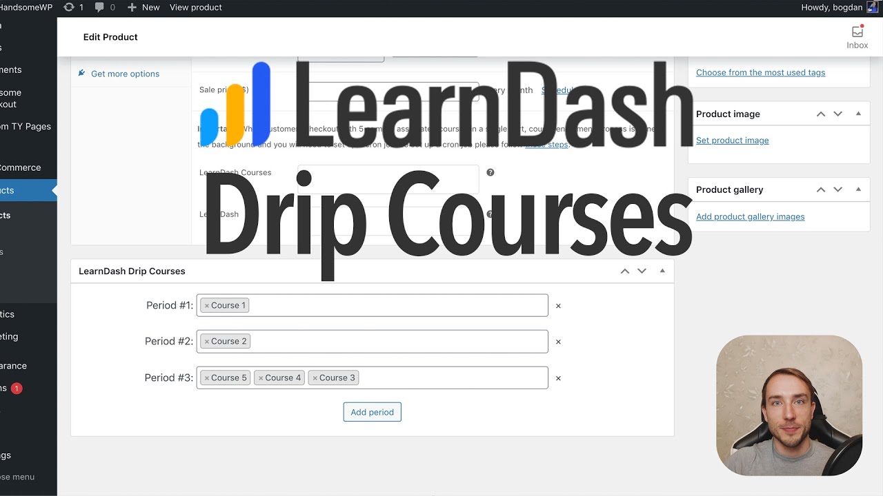 LearnDash Drip Feed Courses + WooCommerce Subscriptions - YouTube