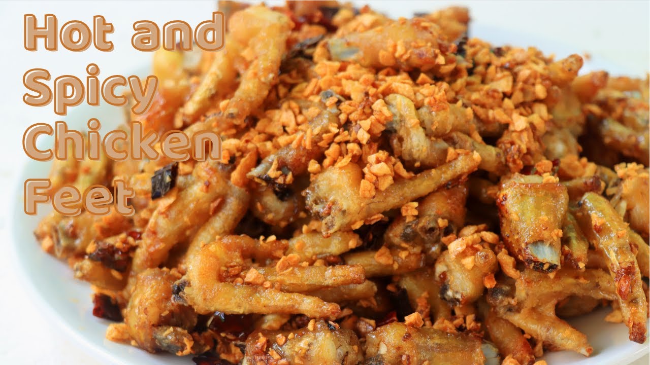 Delicious Chicken Feet Recipe | Hot And Spicy Garlic Chicken Feet ...