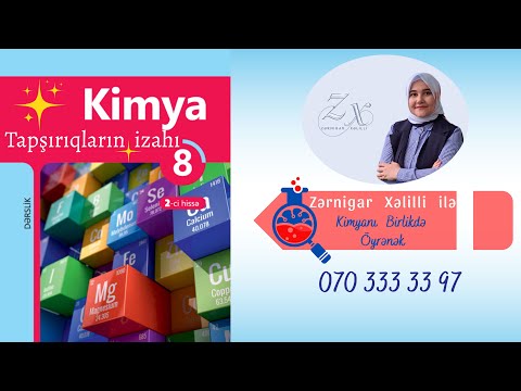 8-ci sinif Kimya 4.1 Kimyəvi reaksiyaların sürəti səh. 8 tapşırıq izahı