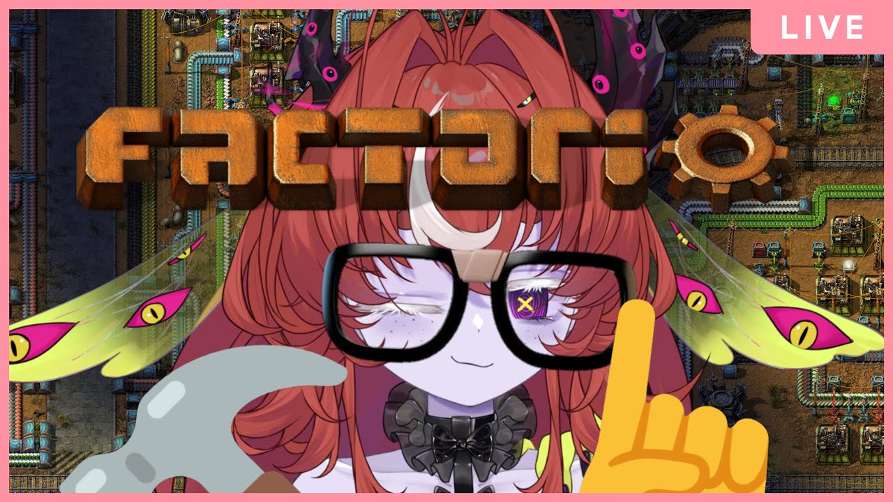 [MeguMorning] Trying Out Factorio For The First Time !! - YouTube