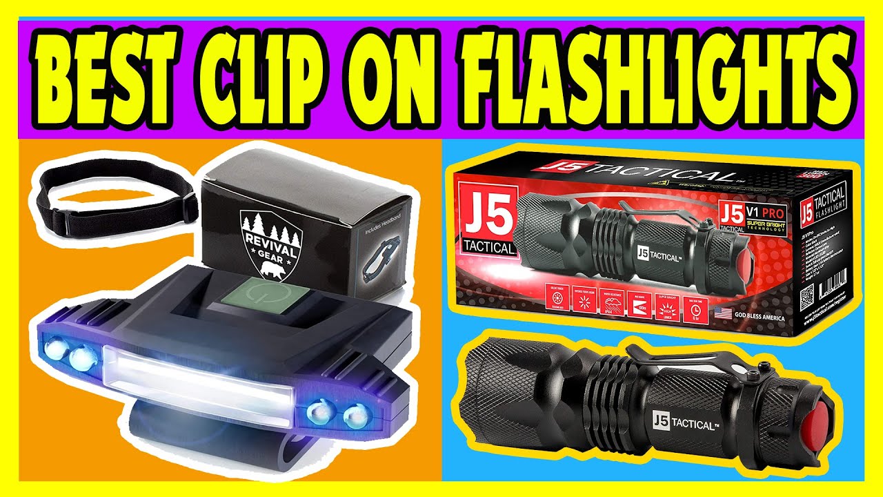 Clip On Flashlights : Top 5 Best Clip On Flashlights 2021 - YouTube