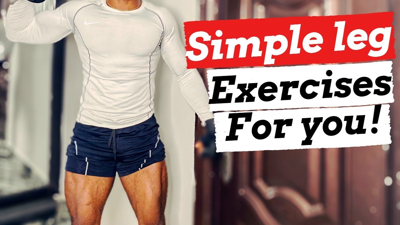 SIMPLE LEG EXERCISES (HOME WORKOUT) ||5OKG FOREVER - YouTube