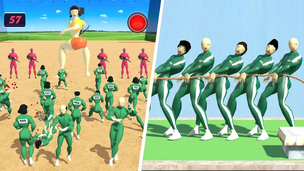 Red Light Challenge 🦑🥷🦑 Android,ios Game All Levels Gameplay - YouTube