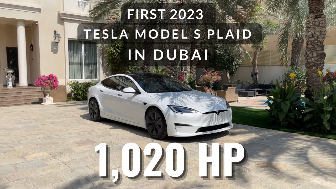 Tesla Model S Plaid 2023 in Dubai - 4K - YouTube