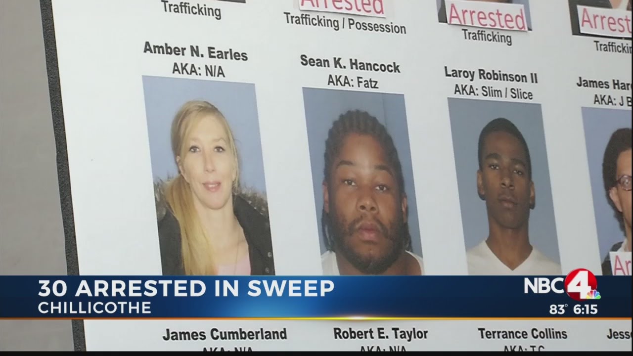 30 arrested in Ross County drug sweep - YouTube