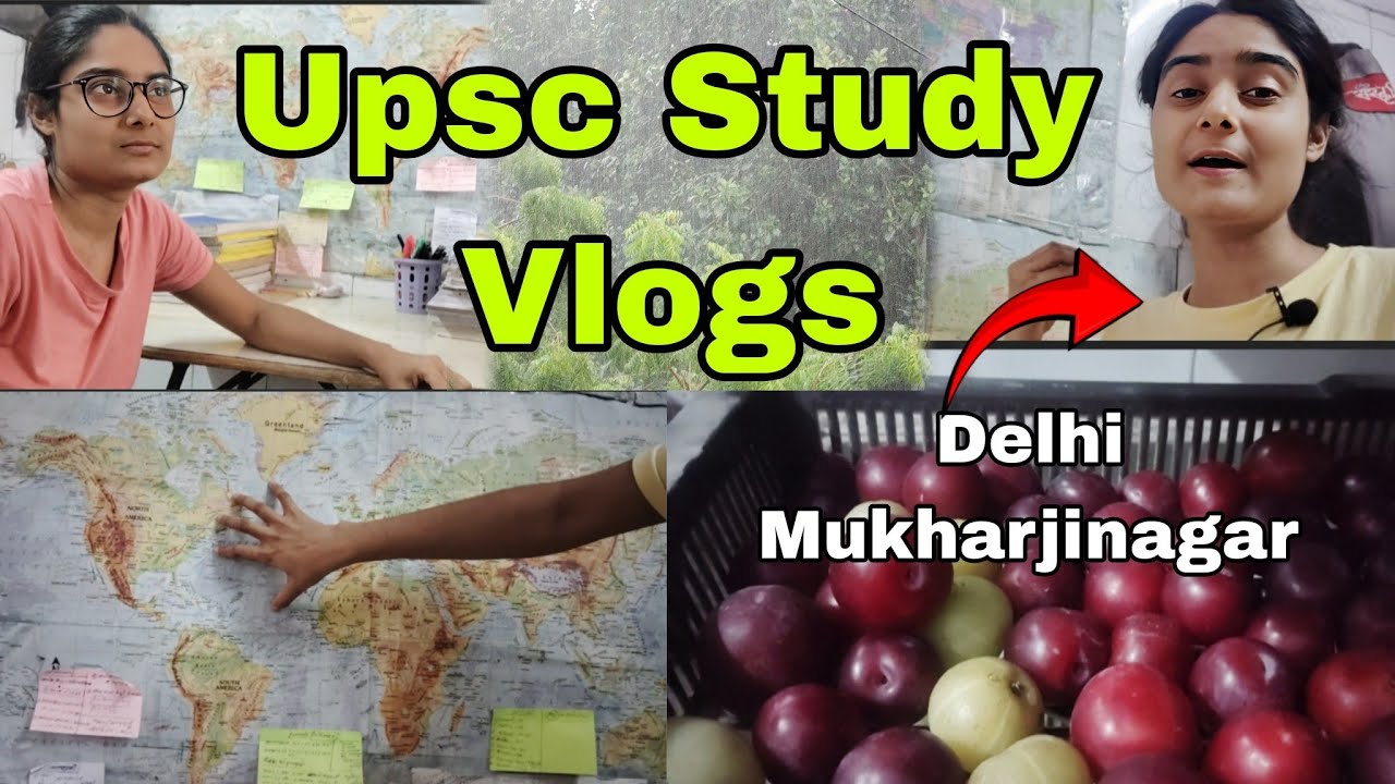 UPSC Study Vlog | Upsc Aspirant Daily Routine | Upsc Preparation vlog# ...
