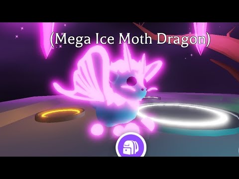MEGA ICE MOTH DRAGON (Legendary) - Fly Ride & Tricks Adopt Me - YouTube
