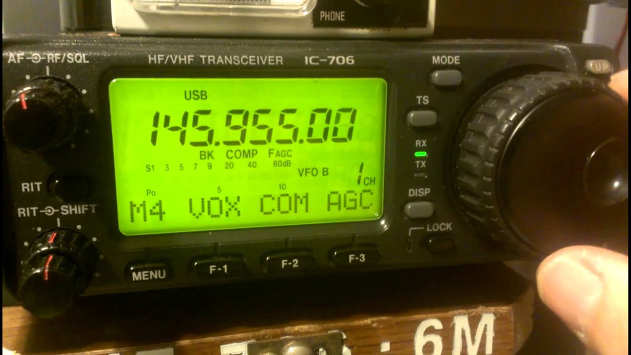 Icom 706 - YouTube