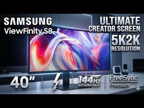 Samsung ViewFinity S8 S85TH Review | Best 5K2K Ultrawide Monitor Worth It?