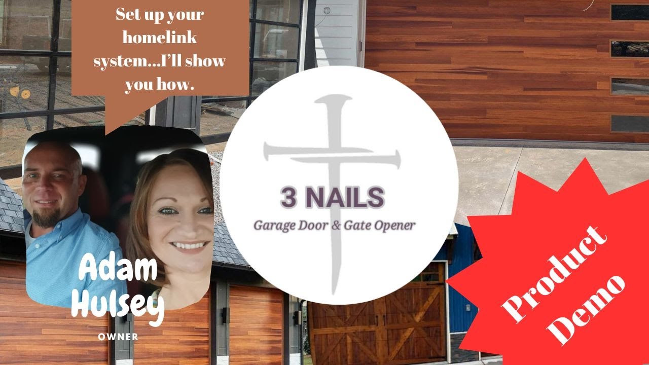 3 Nails Garage Door Gate Opener Product Demonstration Home Link 3-nails-garage-door-gate-opener-product-demonstration-home-link