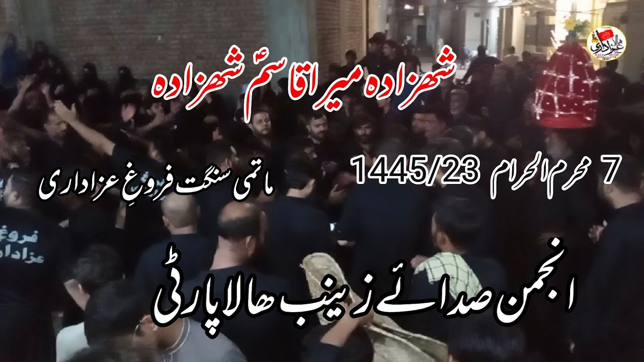Shehzada Mera Qasim Shehzada ||Anjuman Sadae Zainab Hala Party ||7 ...