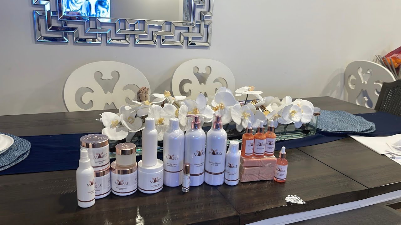 Body regimen with mabss skincare products - YouTube