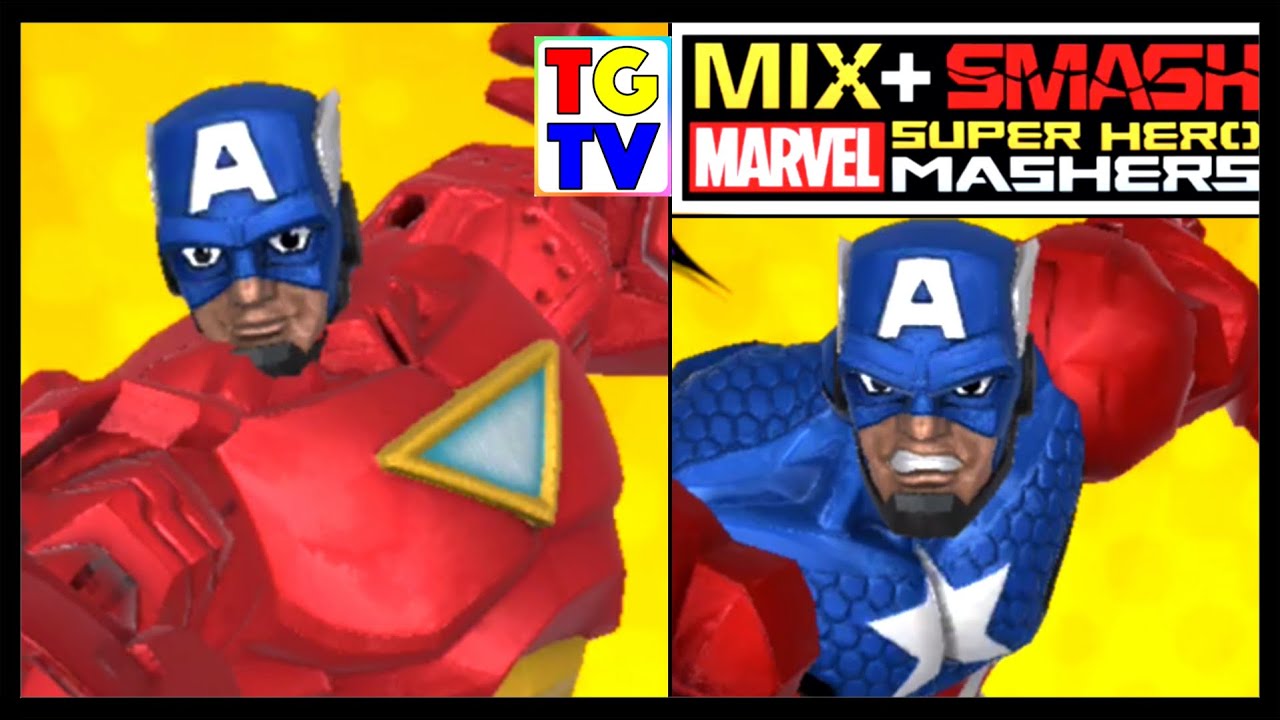 Marvel Super Hero Mashers Captain America (Battles Edited) | Mix ...