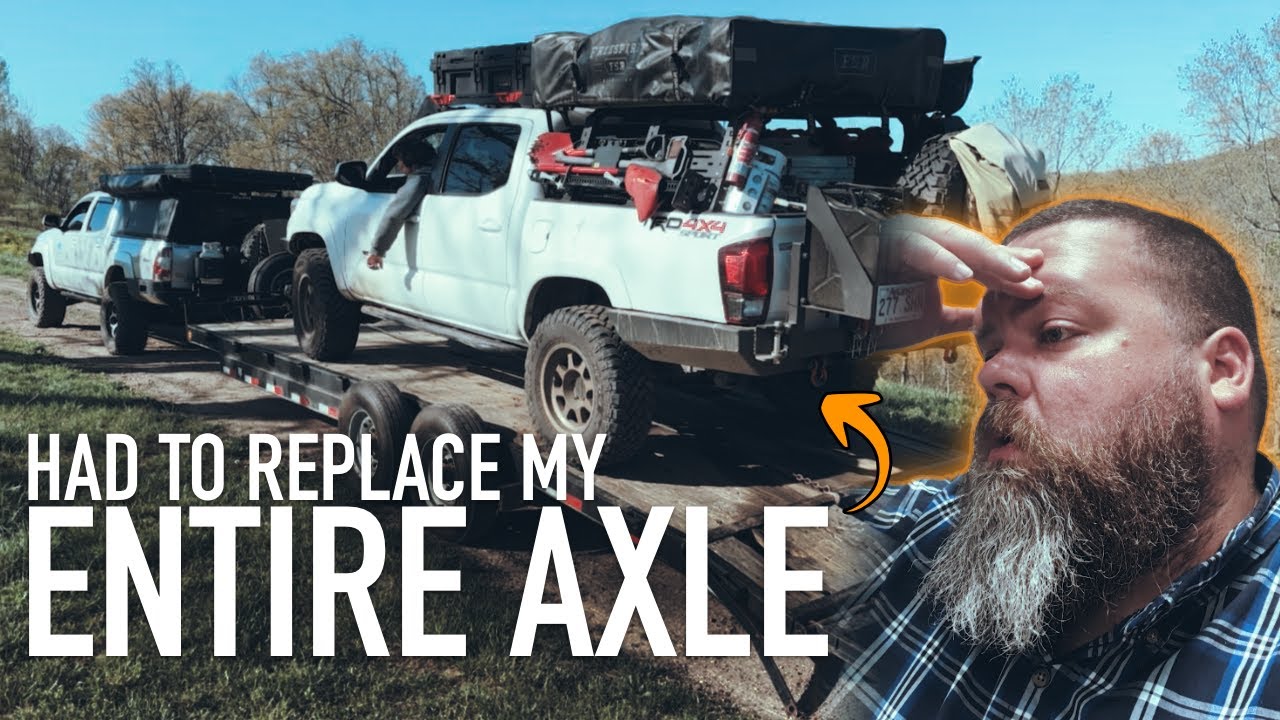 Major Repair - Replacing Complete Tacoma Rear Axle and Differential ...