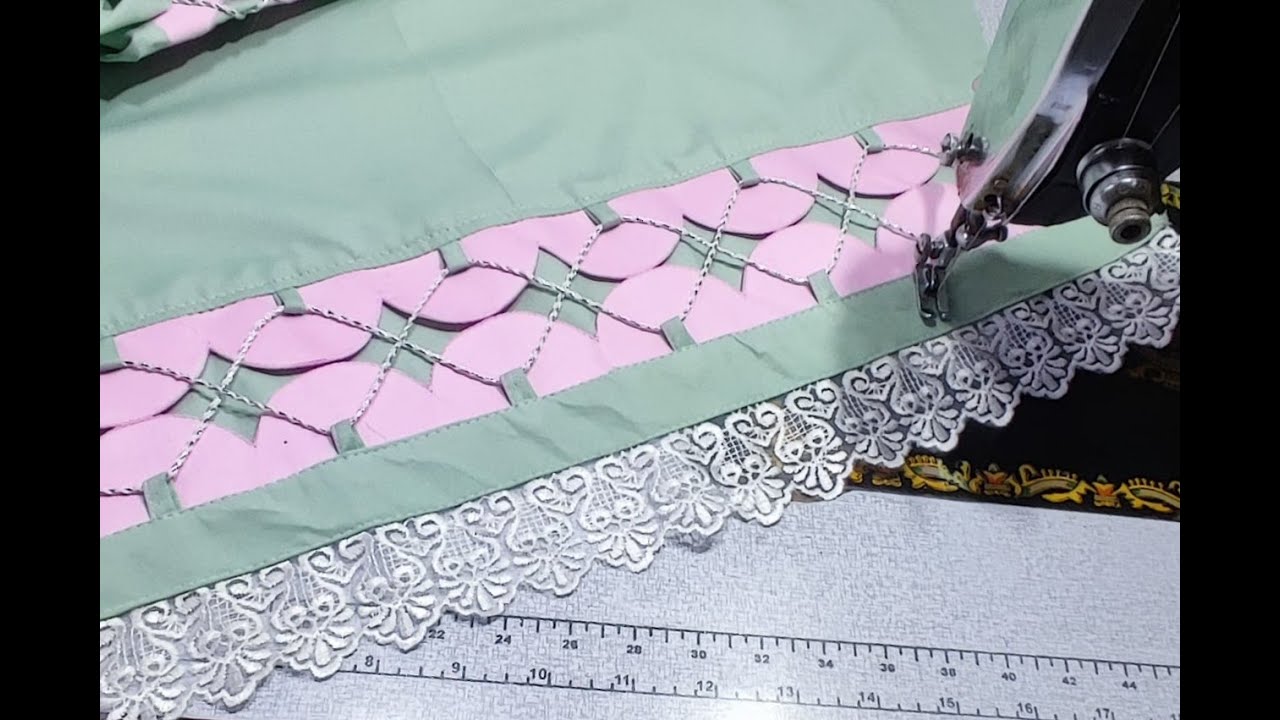 New trouser design||kangure cutwork with dori design 👌 #diy # ...