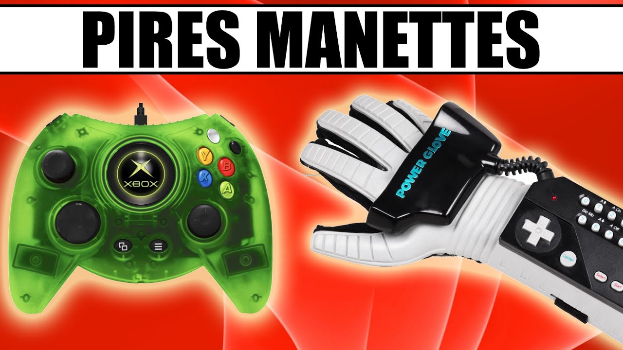 LES 10 PIRES MANETTES DE JEUX VIDEO DE L'HISTOIRE ! - YouTube