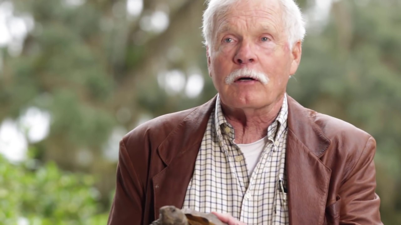 Ted Turner supports turtle and tortoise conservation! - YouTube