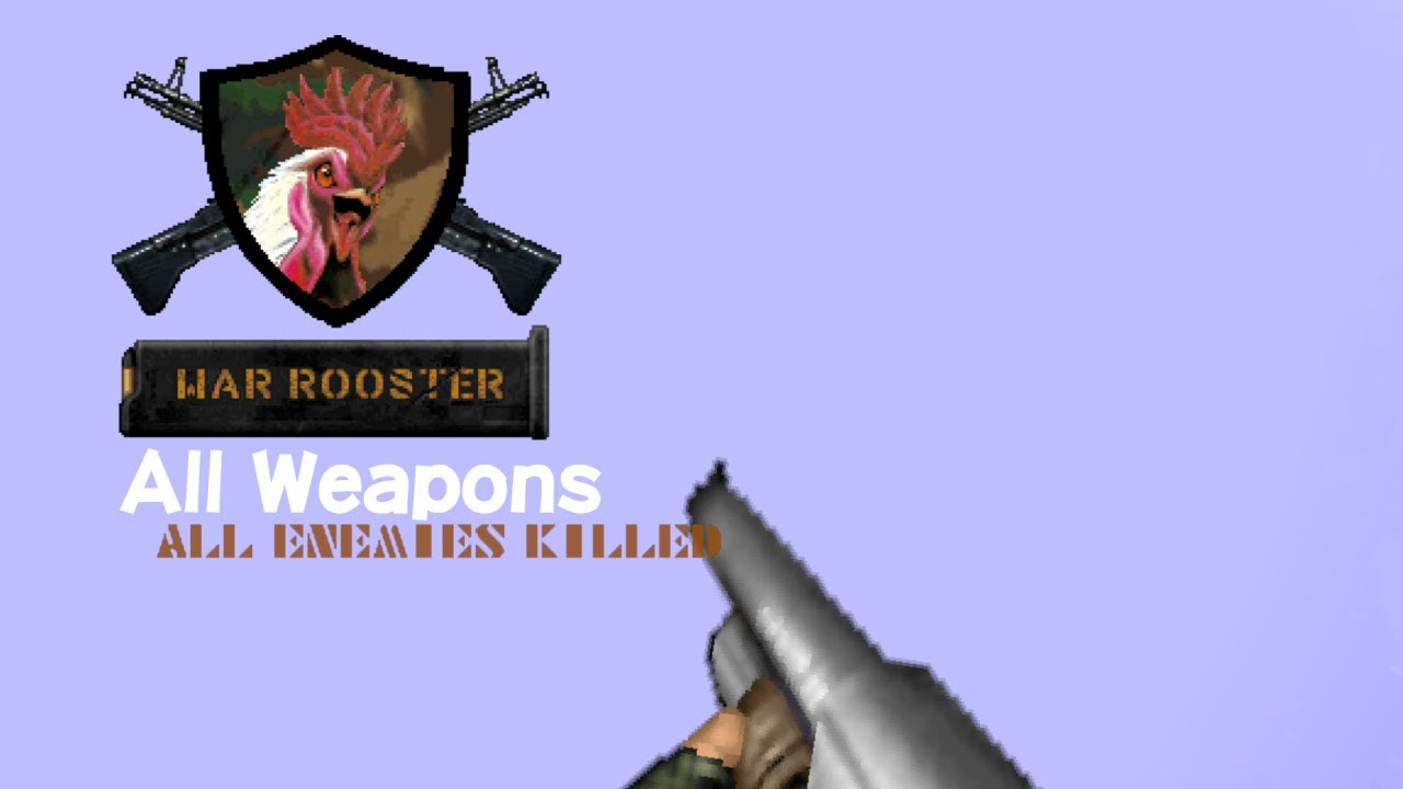 [GZDOOM] War Rooster v1.3 All Weapons - YouTube
