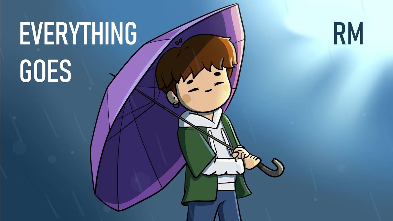 BTS RM Animation - EverythingGoes (지나가) - YouTube