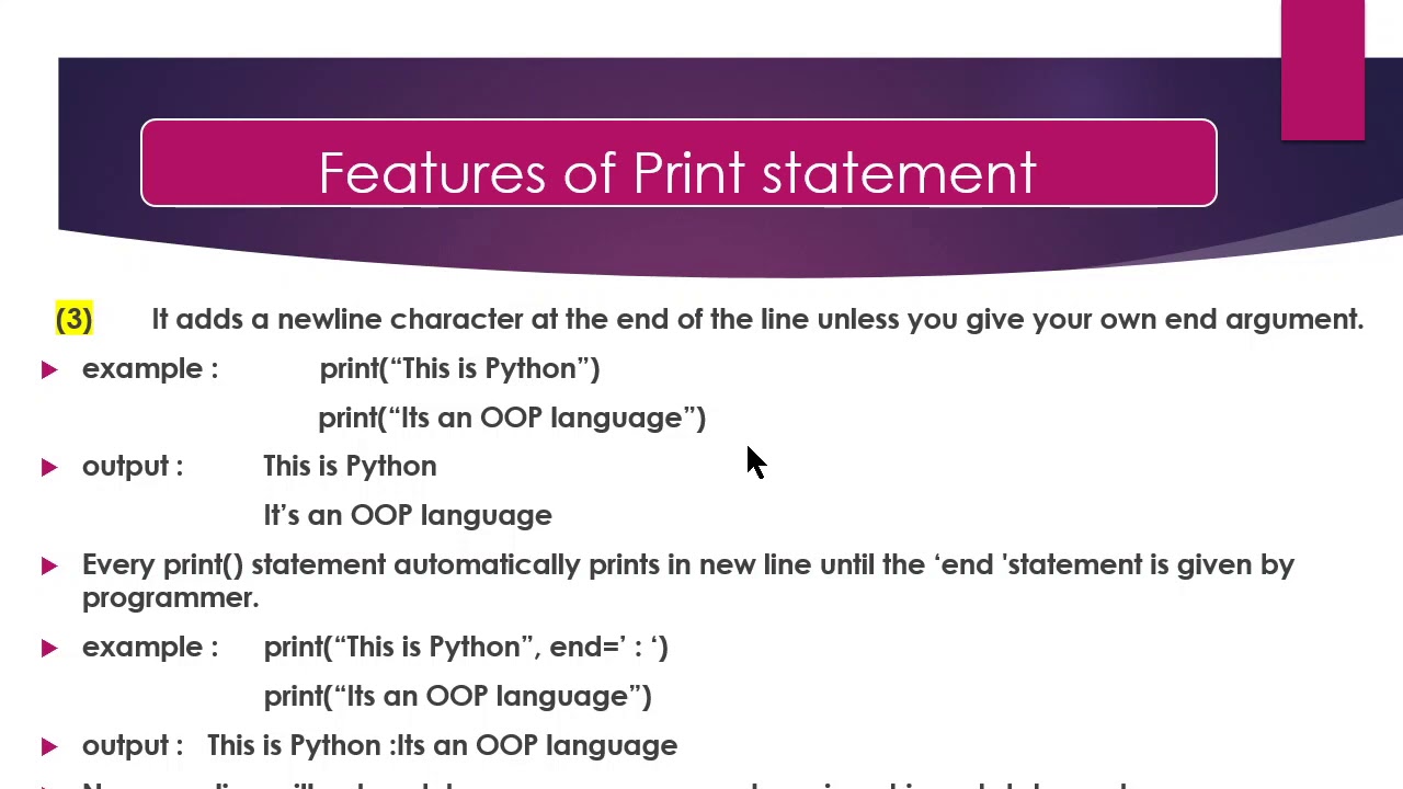 PRINT STATEMENT IN PYTHON LECTURE 6 YouTube print-statement-in-python-lecture-6-youtube