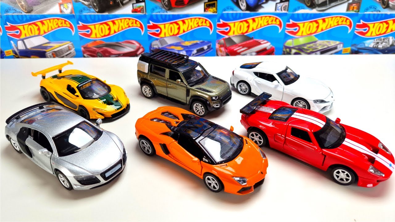 Various toy cars being shown in hand - YouTube