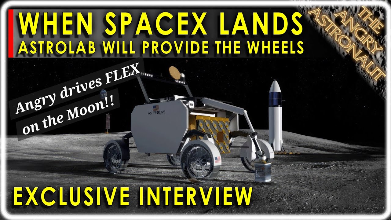 See the HUGE Moon Rover specifically designed for Starship! Meet the ...