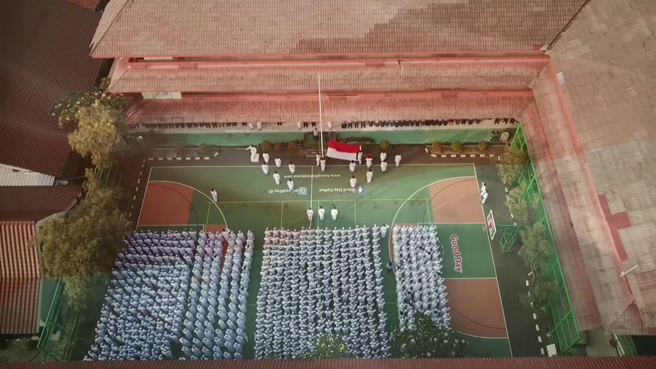 SMKN 58 JAKARTA Upacara HUT RI ke 73 - YouTube