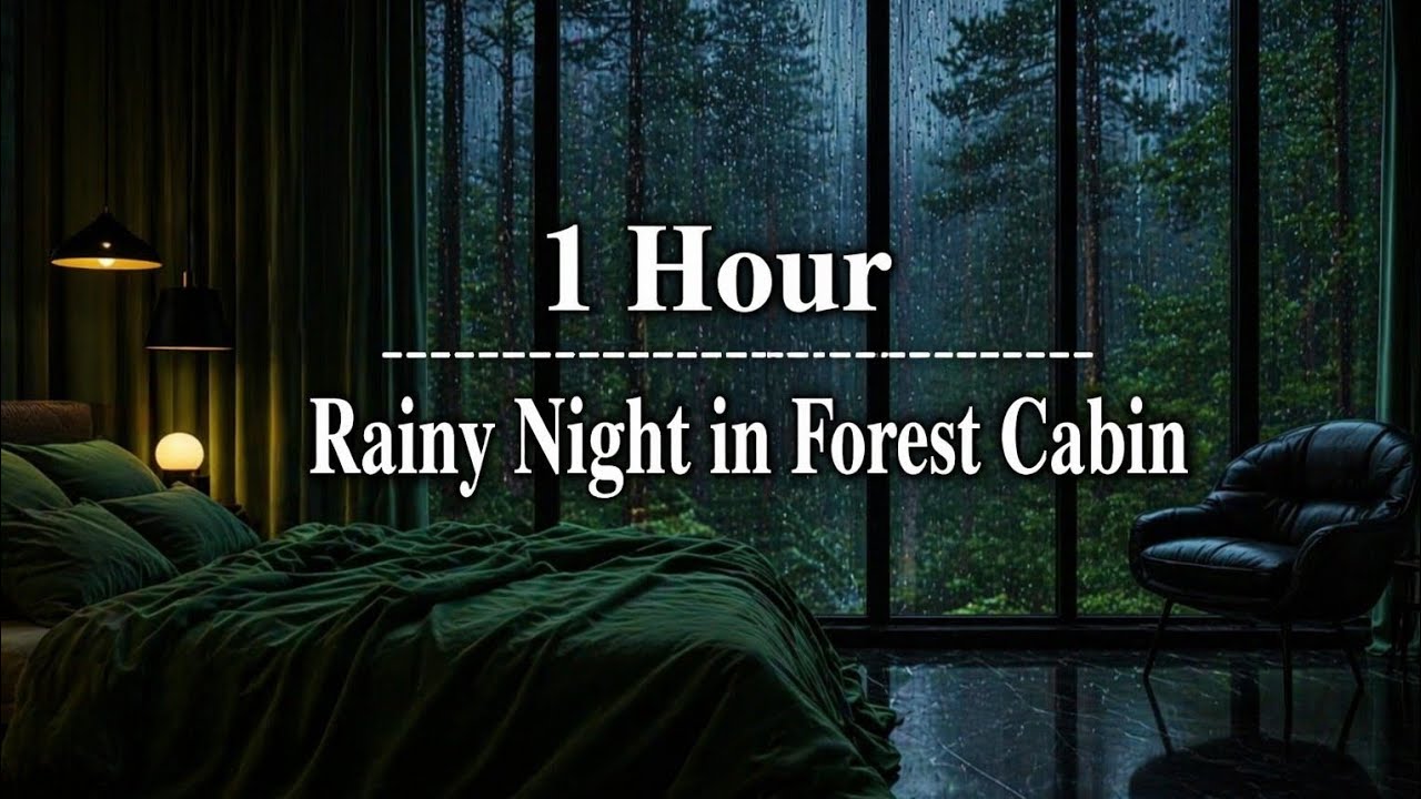 Fall asleep in 10 min cabin rain sound for deep Sleep - YouTube