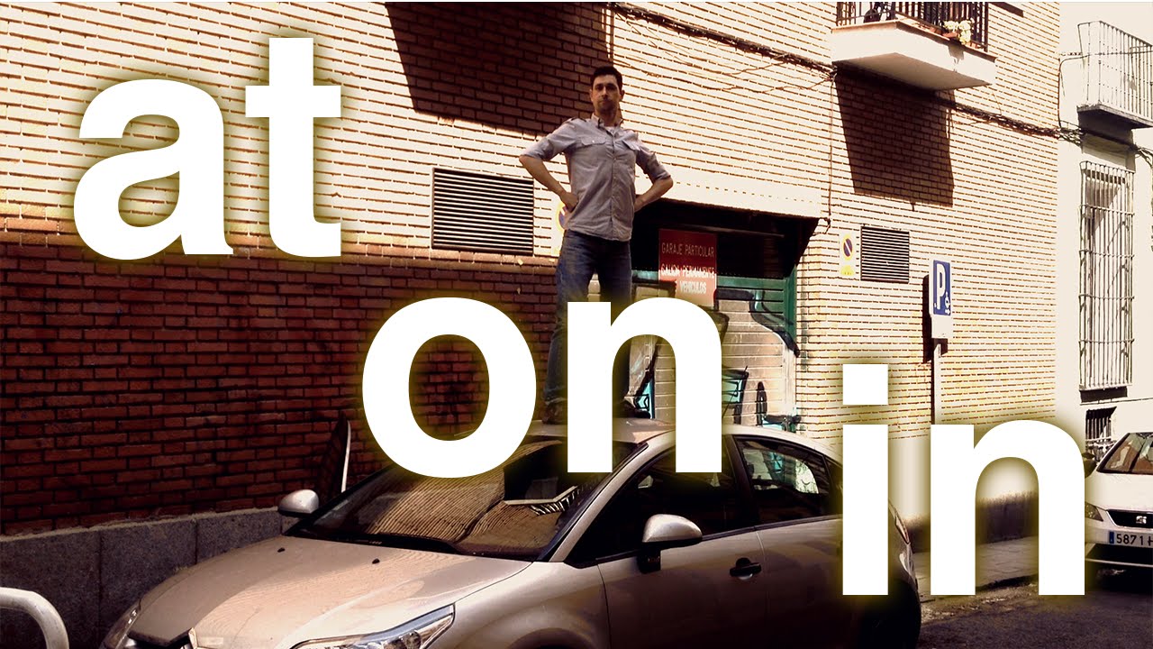 At, On & In – Location Prepositions in the English language (learn ...