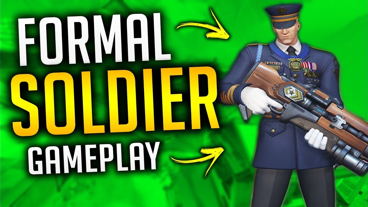 SOLDADO 76 "FORMAL" SKIN GAMEPLAY - OVERWATCH! - YouTube