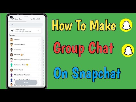 How To Make Group Chat On Snapchat Snapchat par group chat kaise banate ...