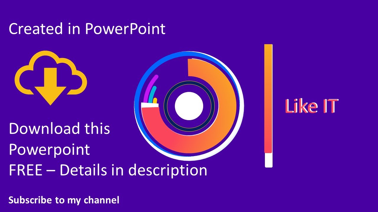 Intro video animation circle motion graphics created in Microsoft ...