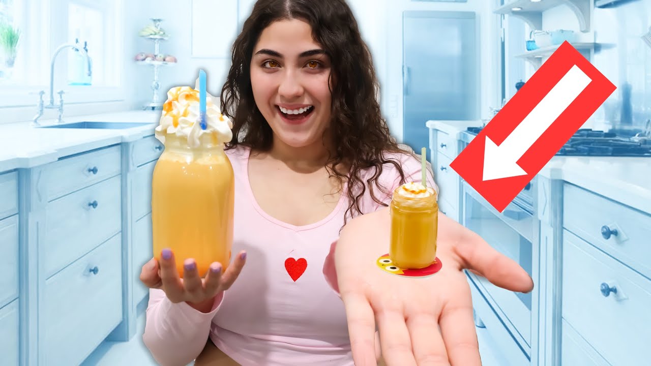 Make the Mini Brand, Then make the Mini brand food IRL - YouTube