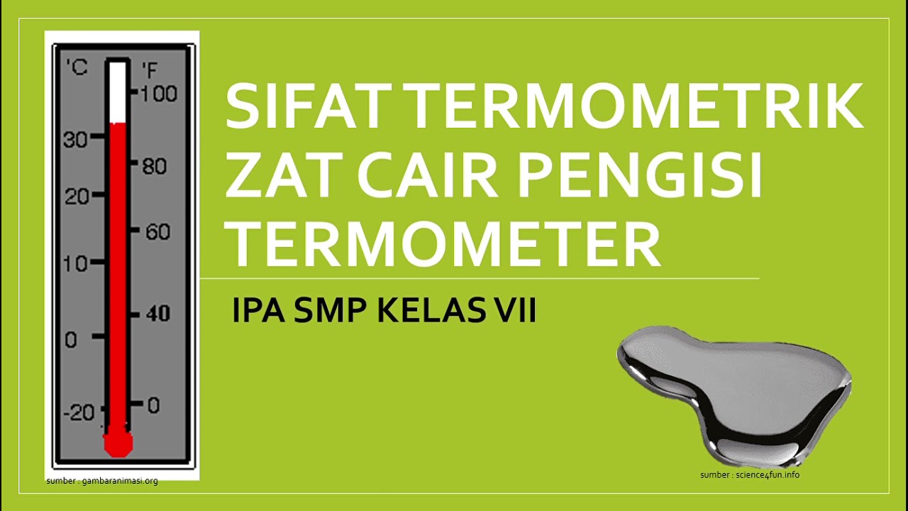 Sifat Termometrik Zat Cair pada Termometer - YouTube