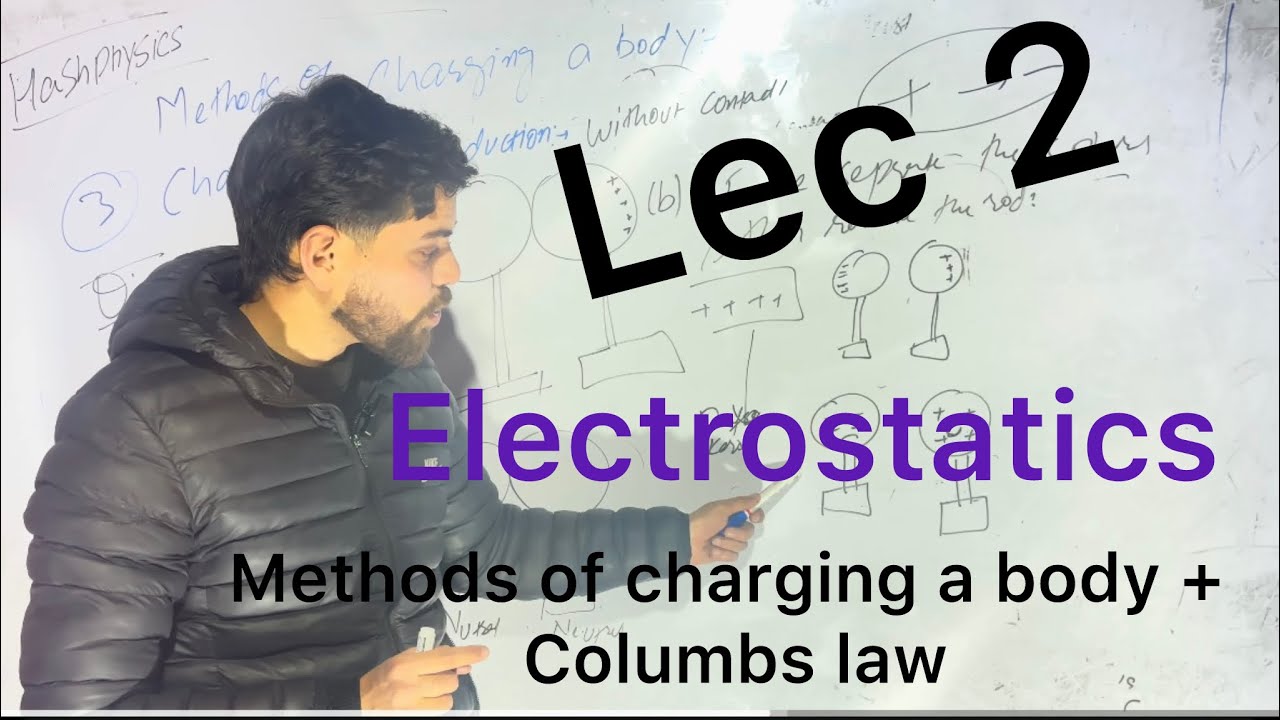 Lec 2 electrostatics methods of charging a body and colums law #neet # ...