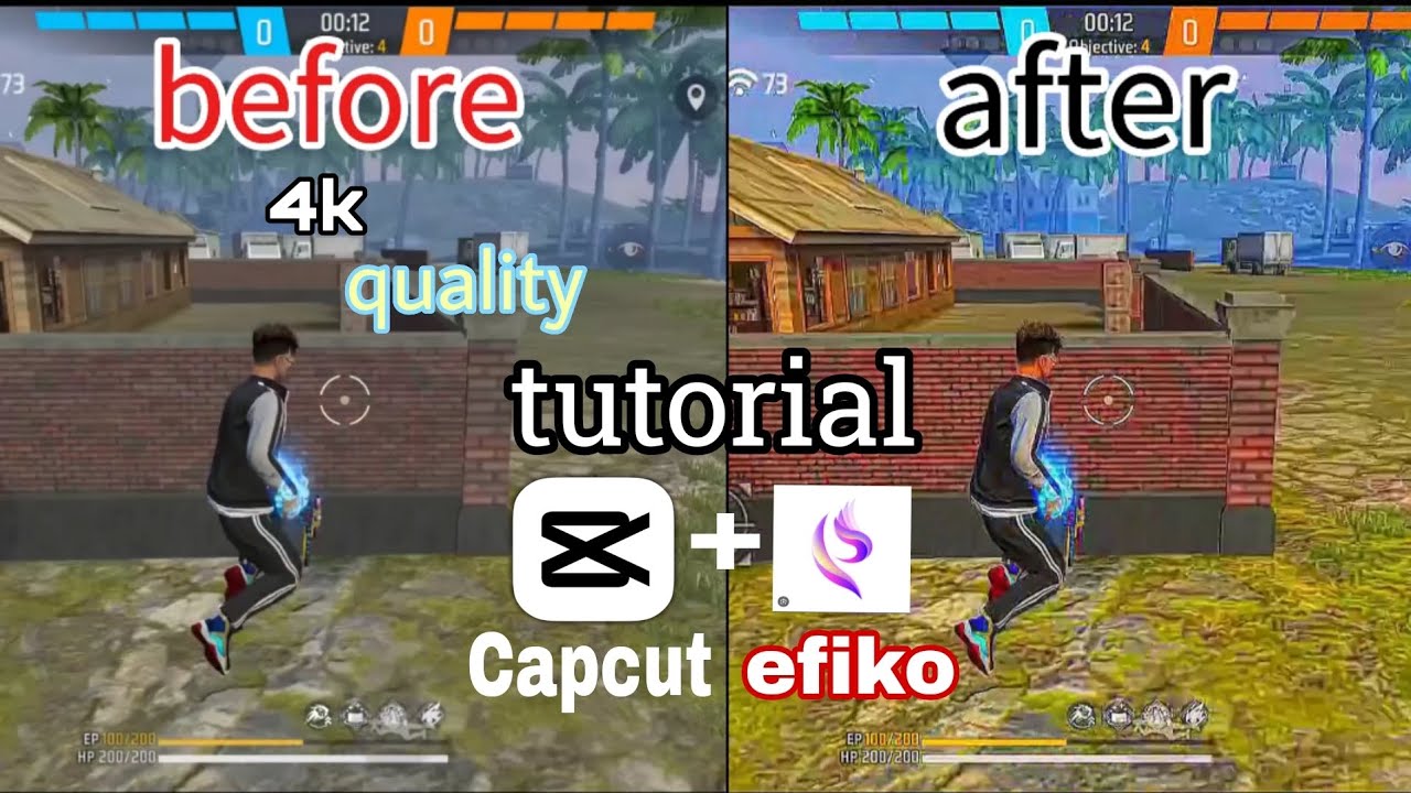how to increase free fire video quality in 😍 and efiko @RISHIFF88 🔥4k quality tutorial 🔥 - YouTube