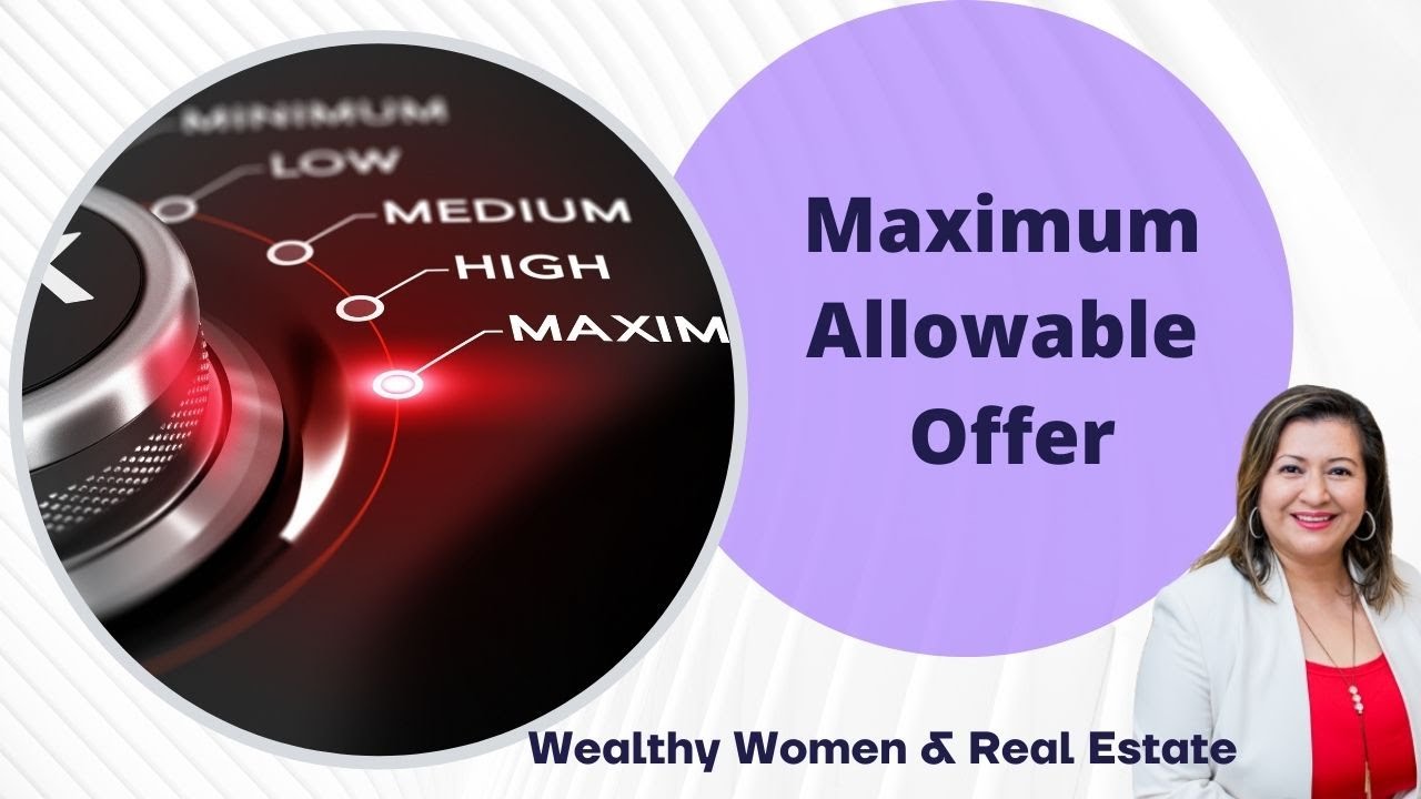 How to calculate the Maximum Allowable Offer for Fix and Flips - YouTube