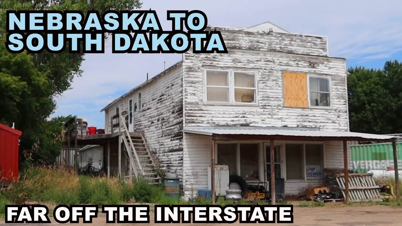 Beautiful Rural Drive Through Nebraska Into South Dakota - North Platte ...