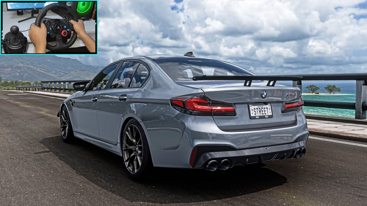 BMW M5 CS | Forza Horizon 5 | Logitech G29 Gameplay - YouTube