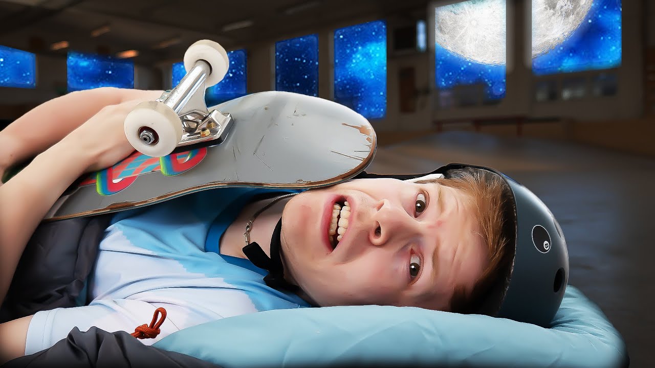 ÖVERNATTAR i en SKATEHALL med Duno! - YouTube