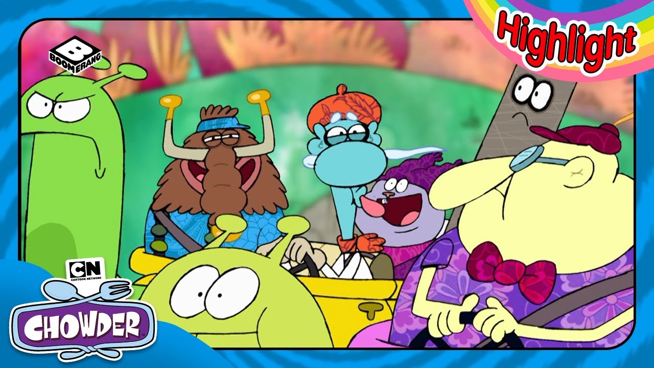 มุงร่วมมือกับชนิทเซล | ชาวเดอร์ | Chowder | Chowder and friends ...