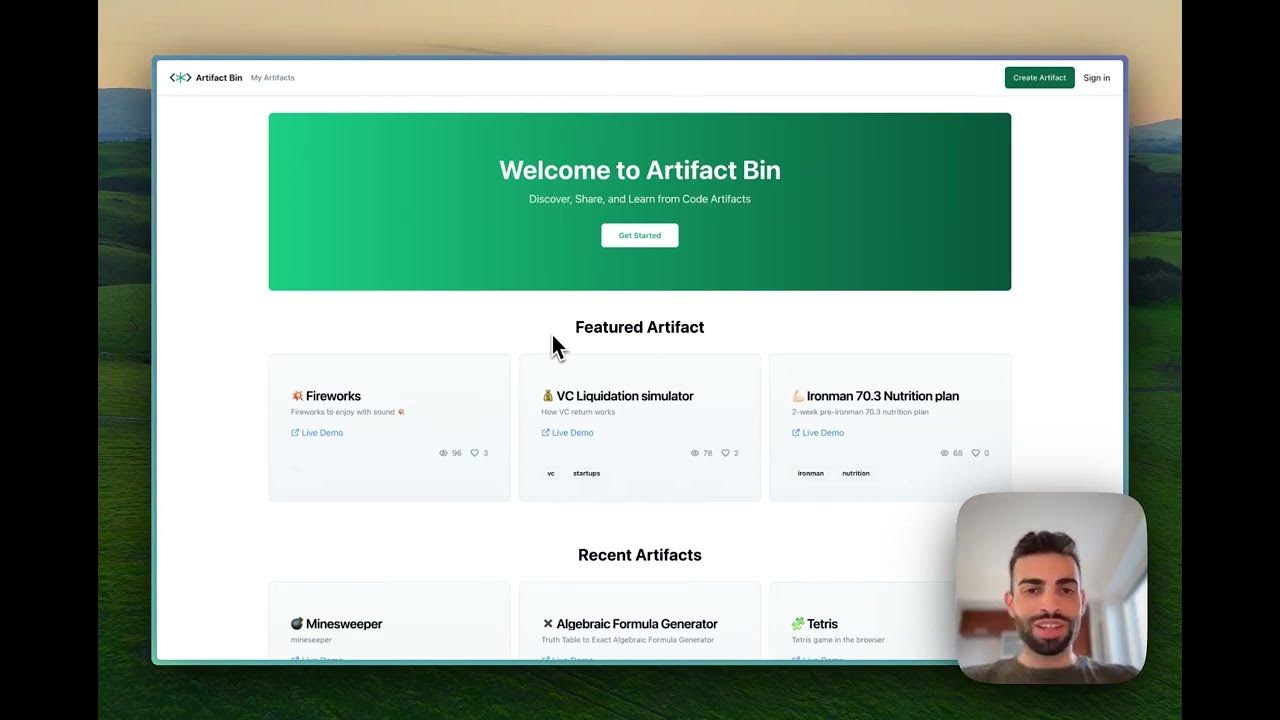 How to deploy Claude Artifacts to your own website in 1 min - YouTube