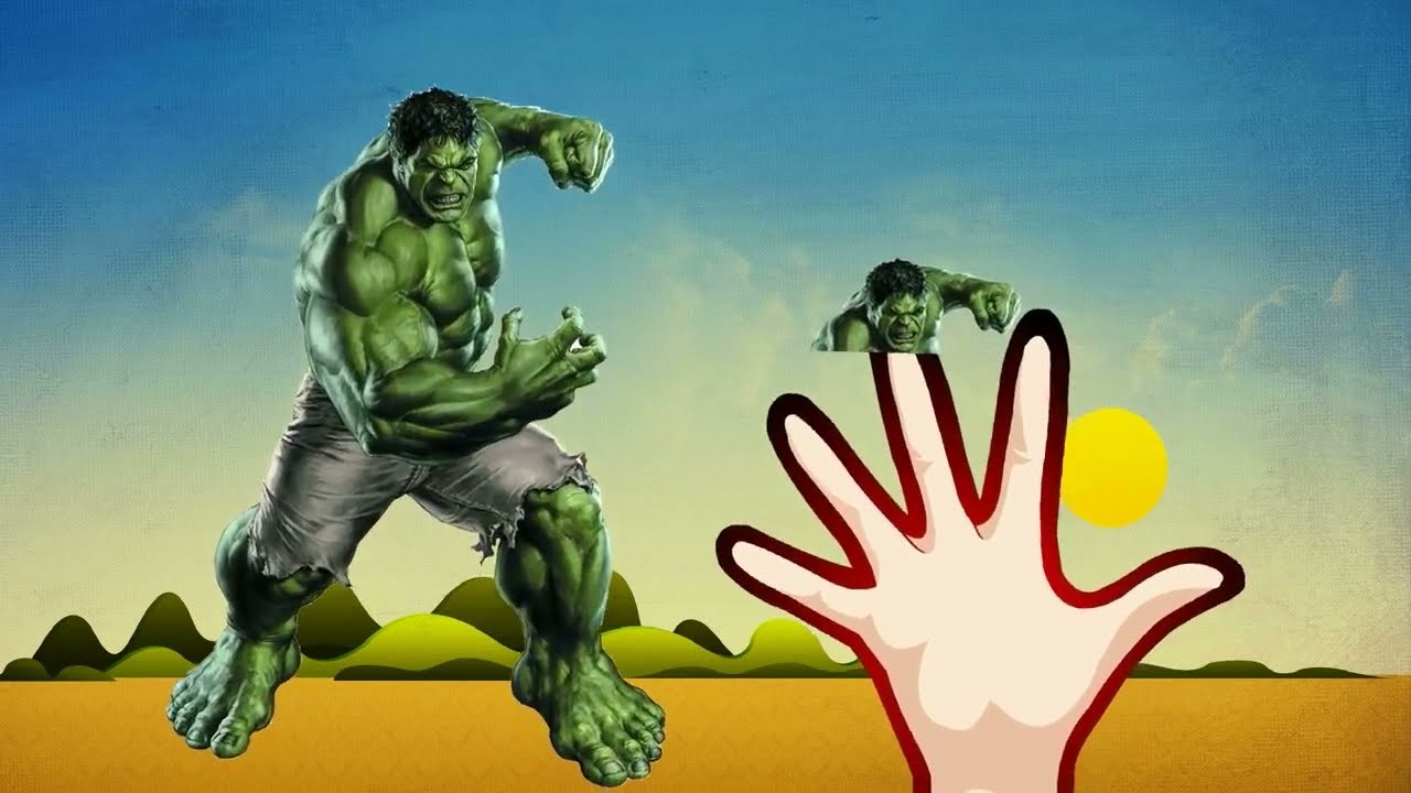 Avengers Finger Family Songs For Children Avengers - YouTube