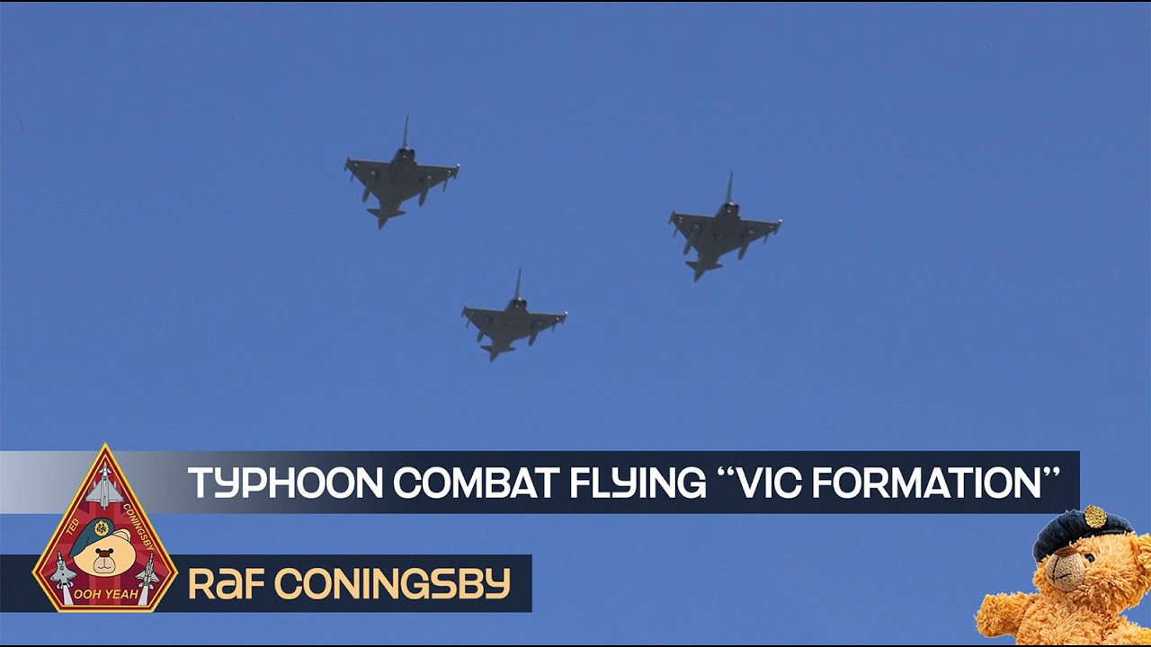 FOUR FINGER & VIC FORMATION TYPHOON COMBAT STRATEGY FLYING "FOLLOW MY ...