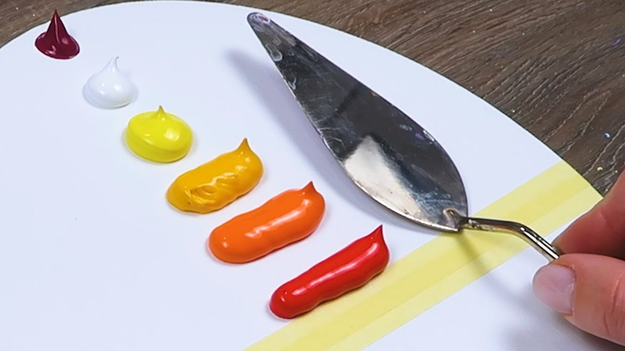 4 Simple Amazing Acrylic Painting Ideas | Easy Art Compilation - YouTube