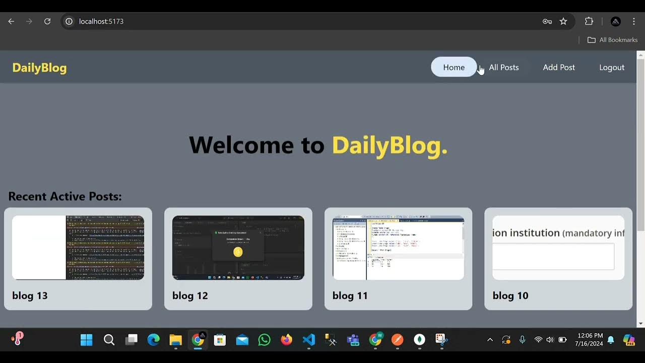 Blog App Using React Js And Appwrite Youtube