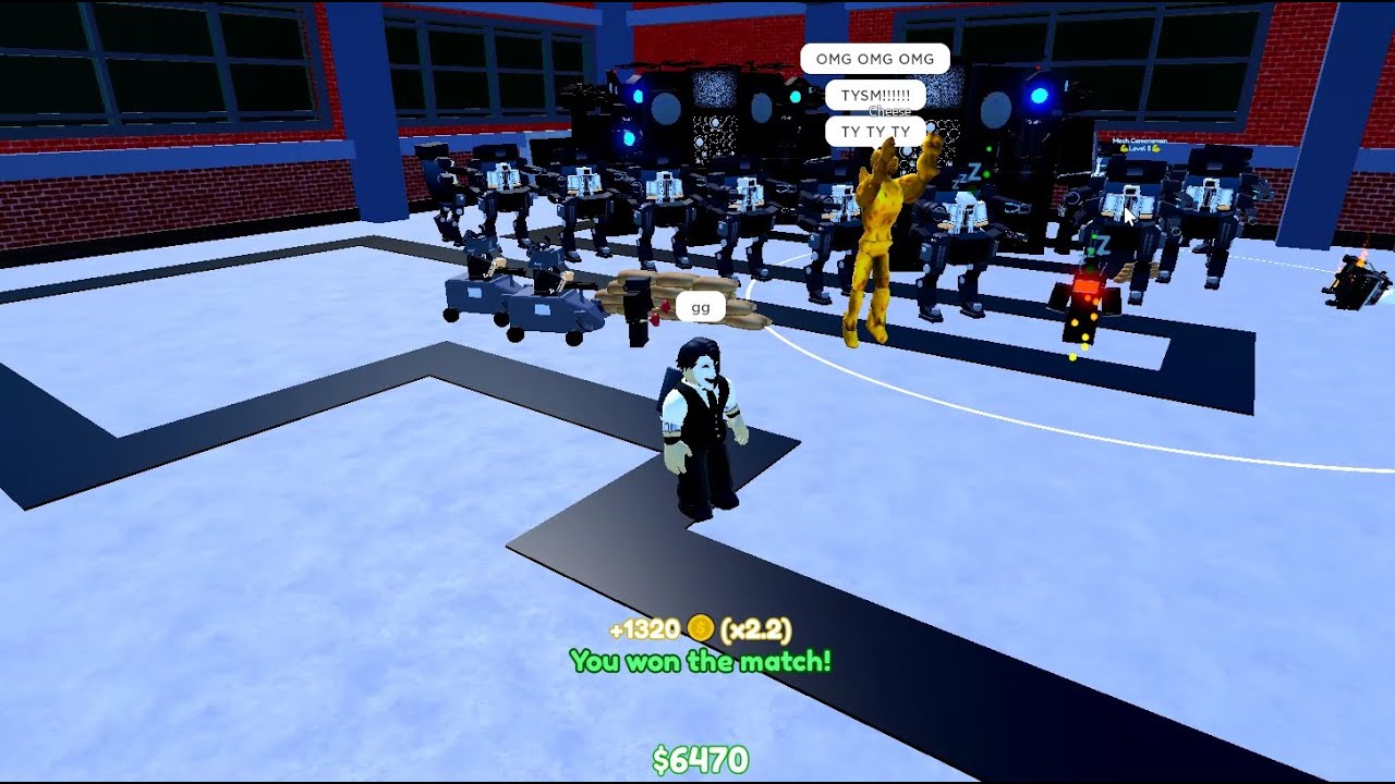 Roblox - Toilet Tower Defense - I helped my subscriber to get his first ...