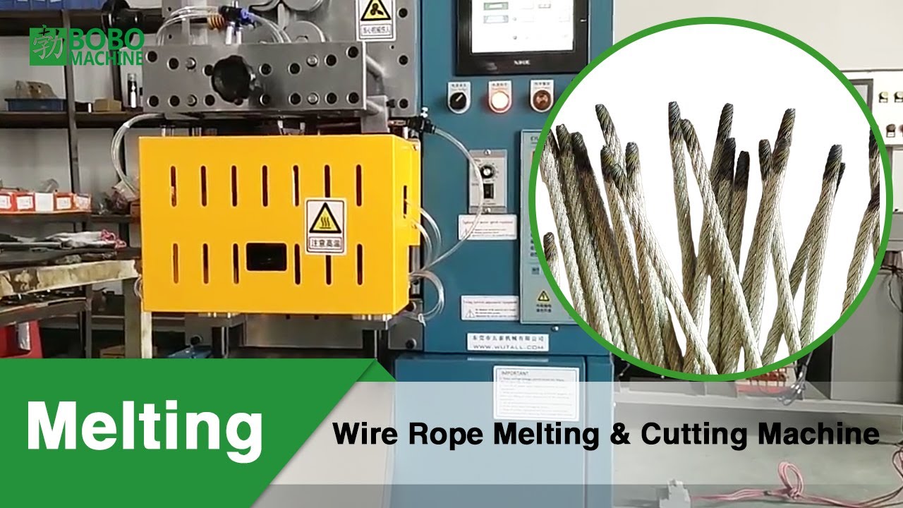 Tapered Head Wire Rope Melting And Cutting Machine - YouTube