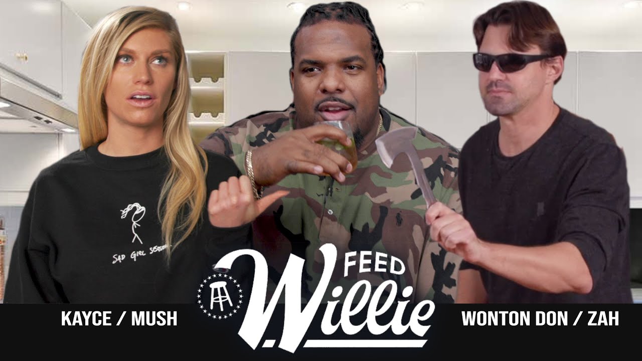 Barstool Sports HATCHET TOSS and slap Lamb Chops - YouTube